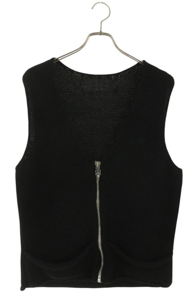 クロムハーツ サイズ:1 ダガージップアップアルパカニットベスト 中古 SJ02