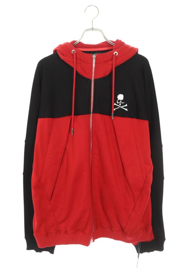 マスターマインド サイズ:M  MW21S07-SW022-010 スカルロゴジップアップパーカー 中古 BS99