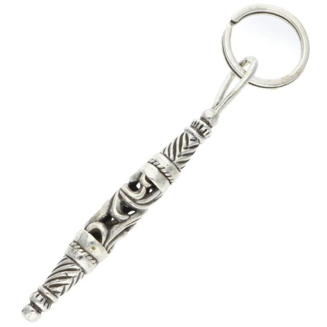 クロムハーツ   SMALL ROLLER&No5 DGGR スモールローラー#5ダガーキーリング シルバーキーリング 中古 FK04