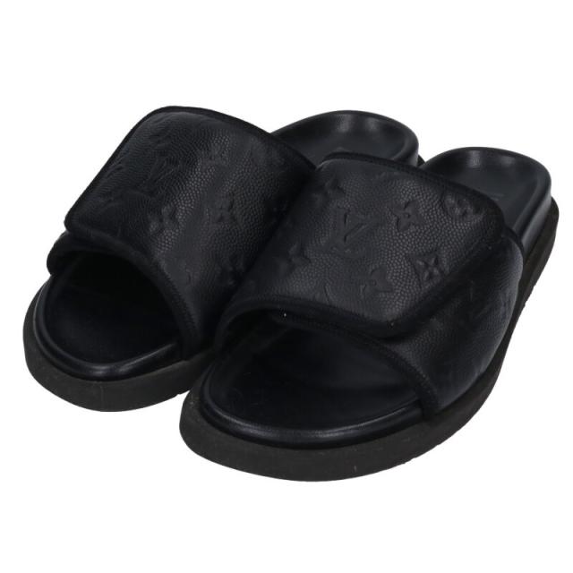 ルイヴィトン サイズ:7  マイアミ・ライン モノグラムレザーサンダル 中古 BS99