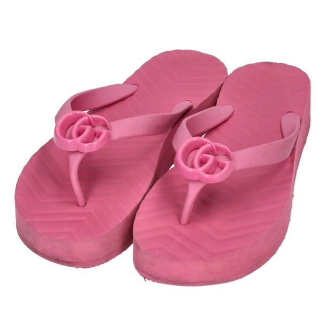 グッチ サイズ:37  655463 GGラバーサンダル 中古 BS99