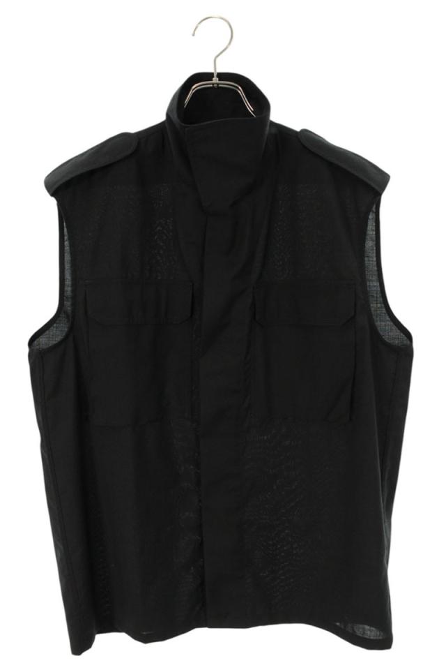 オリーシンダー サイズ:S  24AW  Sleeveless Wool Overshirt SI05AW24-B M-65ノースリーブシャツ 中古 BS99