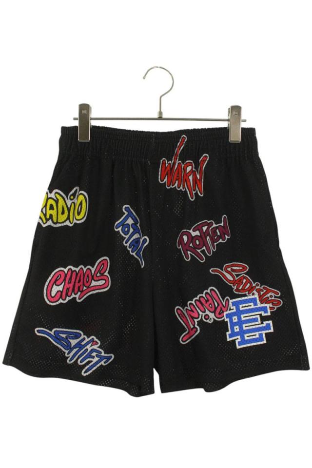 エリックエマニュエル サイズ:M MATTY BOYメッシュ総柄ハーフパンツ 中古 FK04