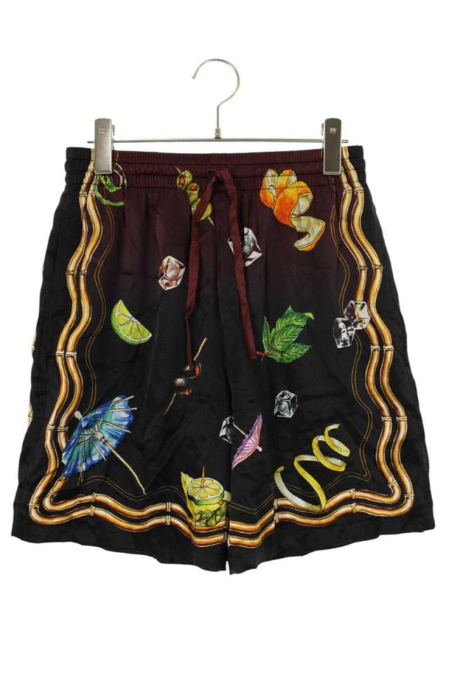 カサブランカ サイズ:S  MS22-TR-012 シルク総柄ショーツ 中古 BS99