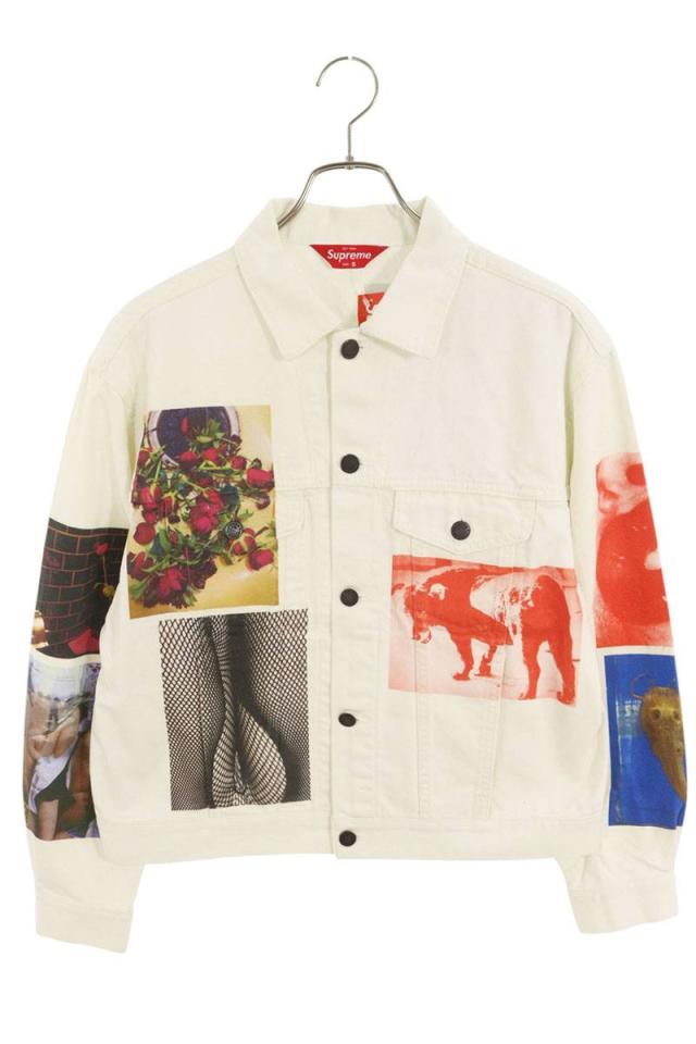 シュプリーム サイズ:S 22SS Daido Moriyama Denim Trucker Jacket 森山大道トラッカーデニムジャケット 中古 SB01