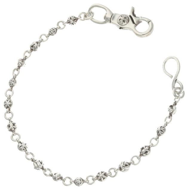 クロムハーツ サイズ:ショート  1MULTIBALL SHORT-S 1クリップショート#1マルチボール シルバーウォレットチェーン 中古 OK15