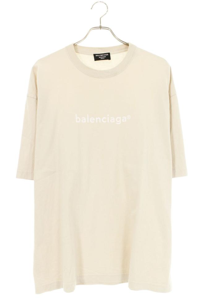 バレンシアガ サイズ:XL  612966 TIV54 ニューコピーライトロゴTシャツ 中古 BS99