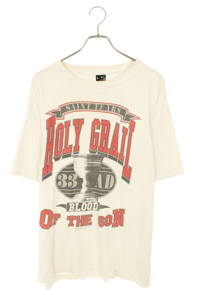 セントマイケル サイズ:L  SM-A22-0000-048 ロゴプリントTシャツ 中古 BS99