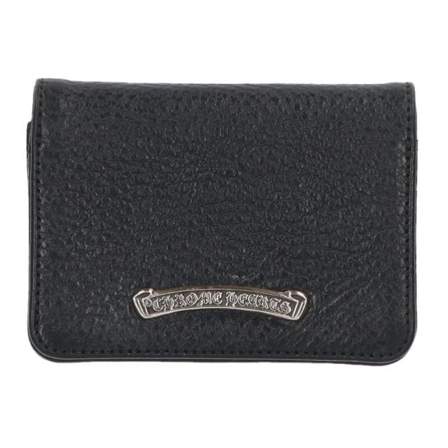 クロムハーツ   CRD CSE3PKTWDV1 アーチロゴプレート3ポケットレザーカードケースカードケース 中古 GZ11