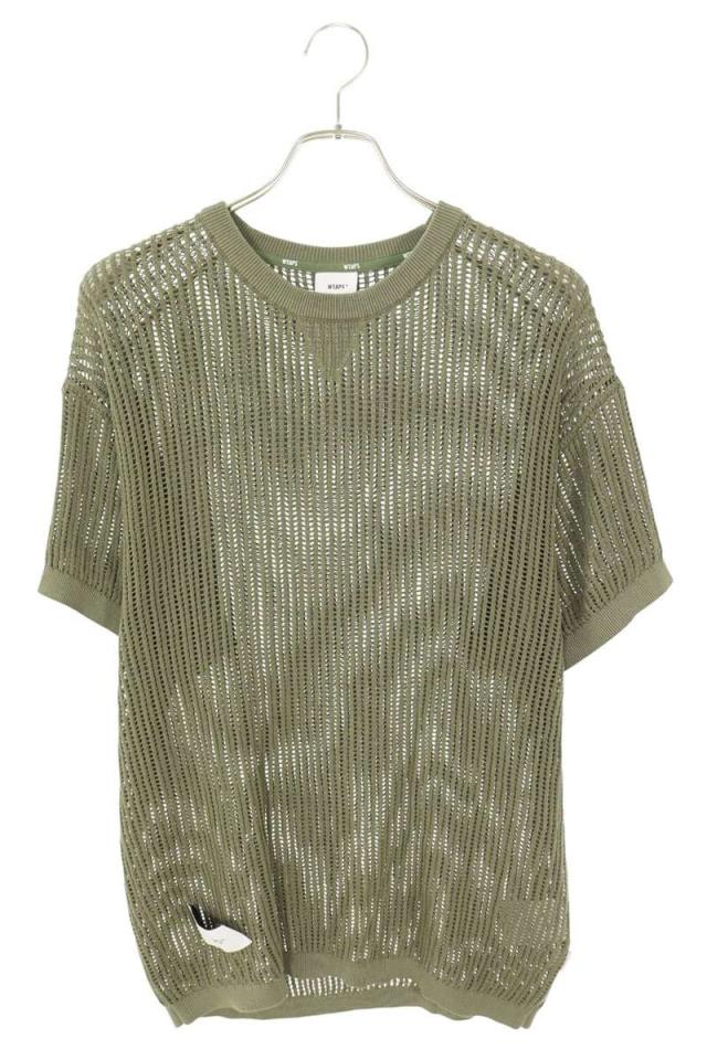 ダブルタップス サイズ:1  25SS  251FZDT-KNM02 半袖シアーニット 中古 BS99