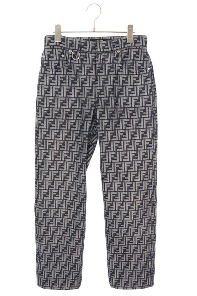 フェンディ サイズ:30インチ  FLP302 APSW ズッカ柄デザインデニムパンツ 中古 BS99