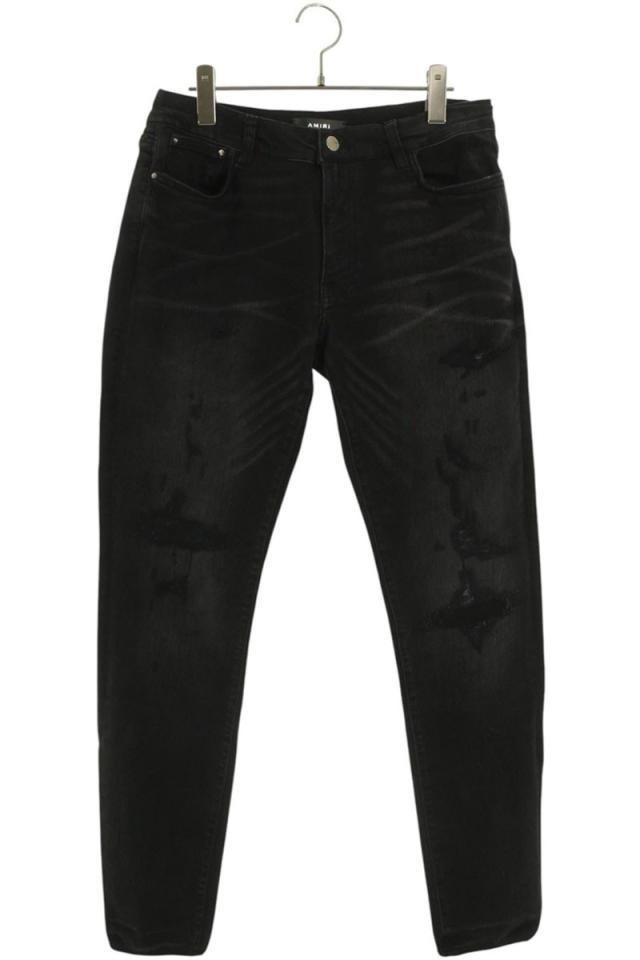 アミリ サイズ:34インチ ウォッシュドスキニーデニムパンツ 中古 BS99