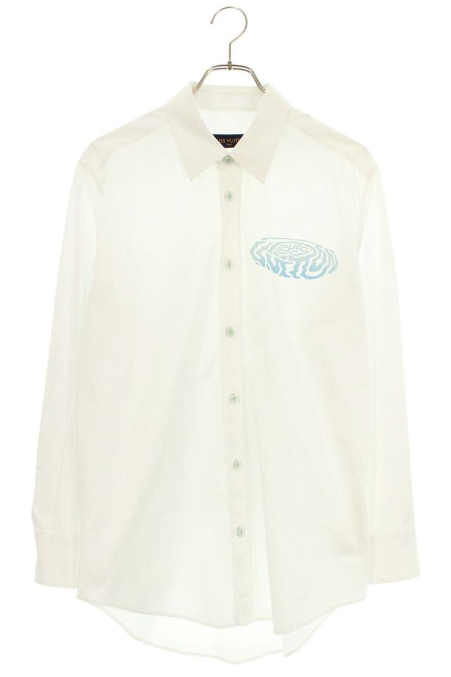 ルイヴィトン サイズ:S  23AW  RM232Q ZJ9 HPS52W フロントロゴ長袖シャツ 中古 SS13