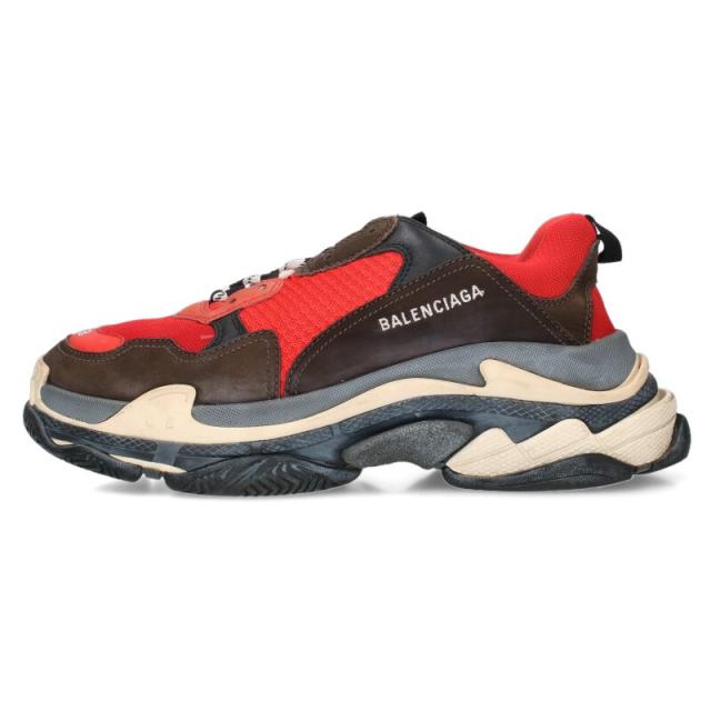 バレンシアガ サイズ:43  TRIPLE S TRAINERS トリプルエスレースアップスニーカー 中古 BS99