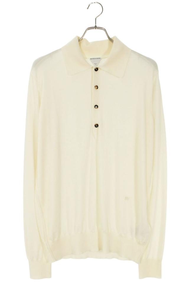 ボッテガヴェネタ サイズ:XS  25SS  812707 V4B70 ポロニット長袖カットソー 中古 SB01