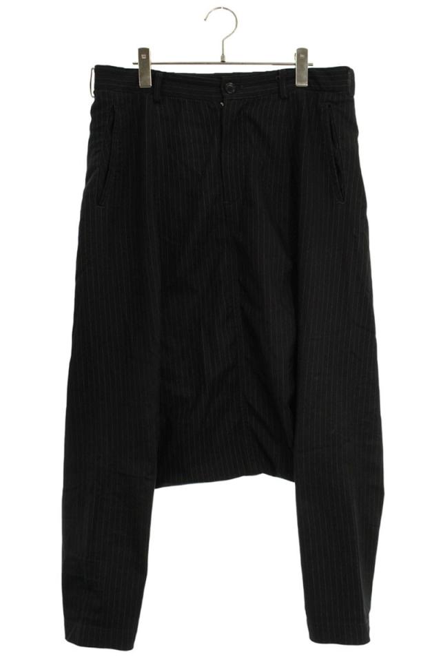 ブラックコムデギャルソン サイズ:S  1G-P006 AD2010 ストライプサルエルロングパンツ 中古 BS99