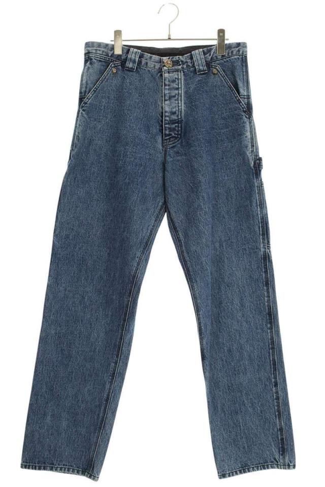 クロムハーツ サイズ:33インチ  DENIM CARPENTER V2 カーペンターデニムパンツ 中古 OK15