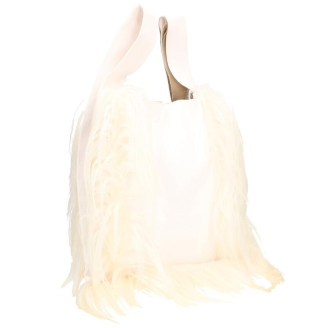 メゾンマルジェラ   S56WC0052 ポーチ付きレザーファートートバッグ 中古 BS99