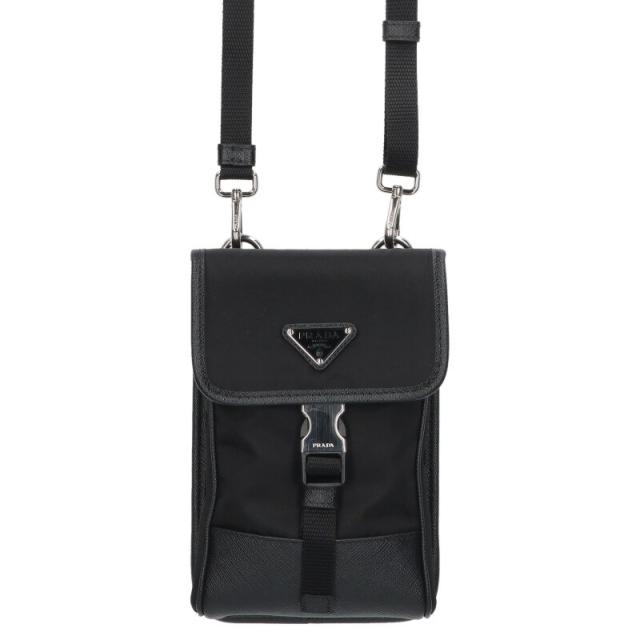 プラダ   2ZH109 RE-NYLONプレートフォンケースショルダーバッグ 新古品 SS13