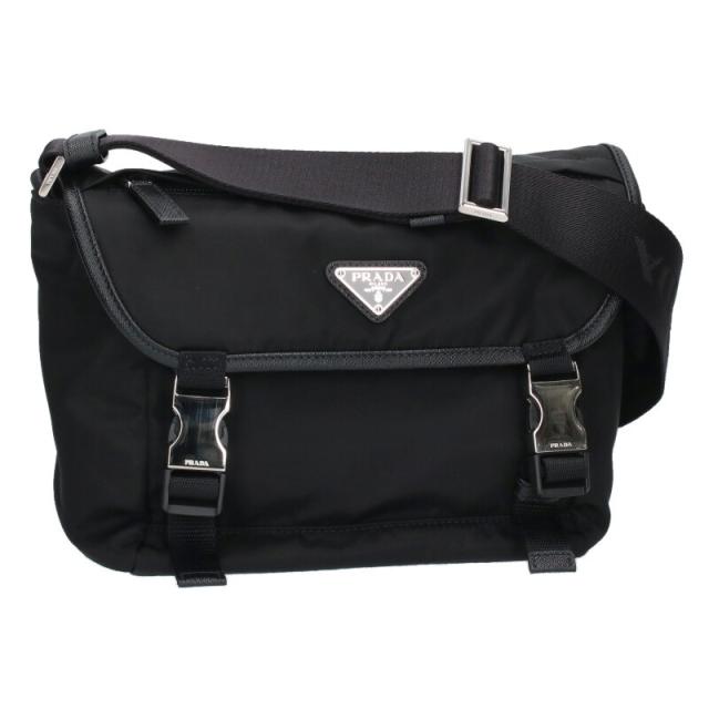 プラダ   2VD066 RE-NYLONサフィアーノレザーショルダーバッグ 新古品 SS13