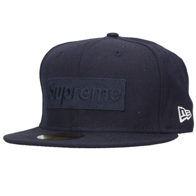 シュプリーム  ニューエラ サイズ:7.5  14SS  Tonal Box Logo Cap トーナルボックスロゴベースボールキャップ 中古 BS99