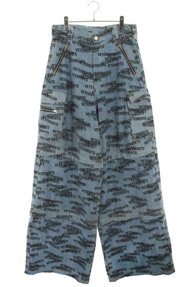 ヴェトモン サイズ:30インチ  UE63PA551B スタンプロゴトランスフォーマーデニムパンツ 中古 SB01