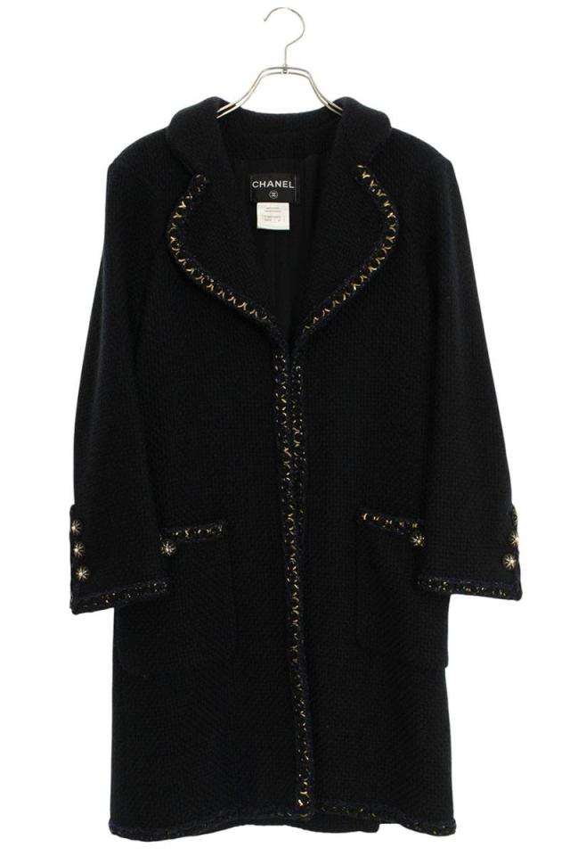 シャネル サイズ:36  P51890V30532 アルパカツイードコート 中古 BS99