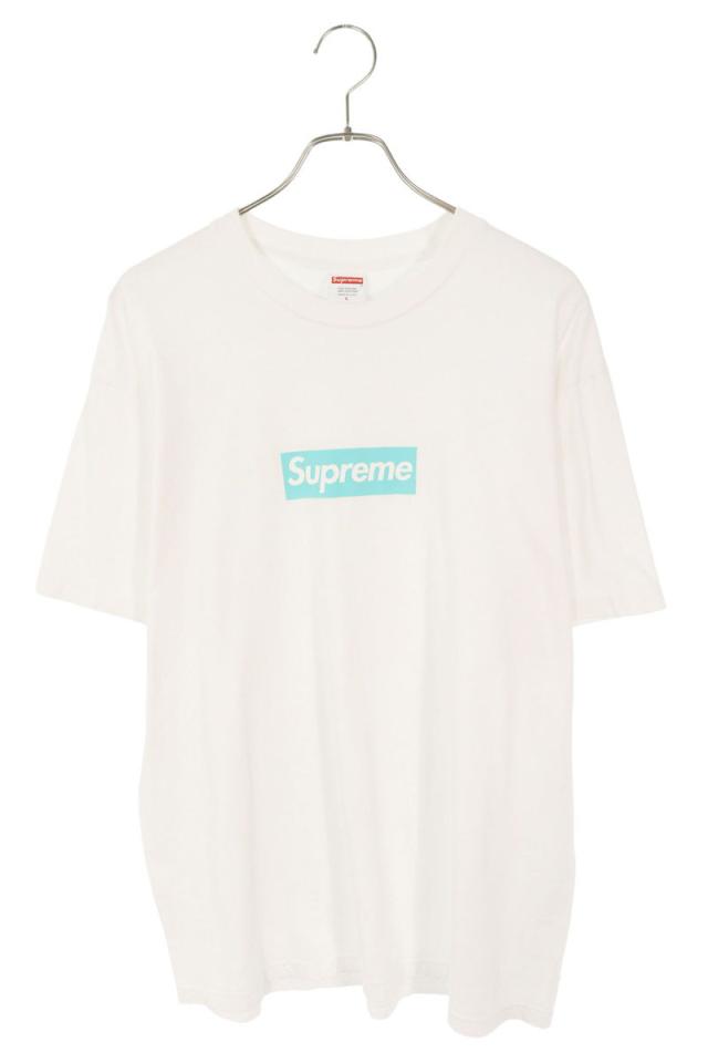 シュプリーム  ティファニー サイズ:L  21AW  Box Logo Tee ボックスロゴTシャツ 中古 SB01