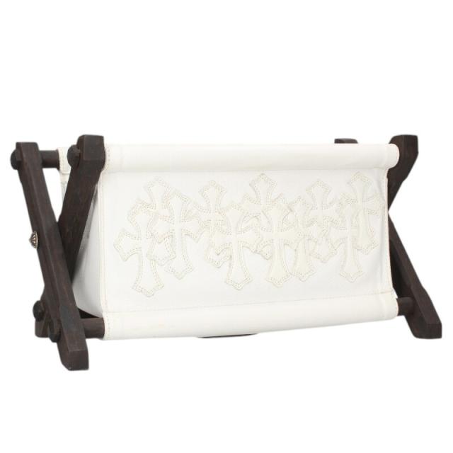 クロムハーツ   REMOTE CONTROLLER RACK リモコンラック セメタリーパッチエボニーレッグレザーリモコンラック 中古 SJ02