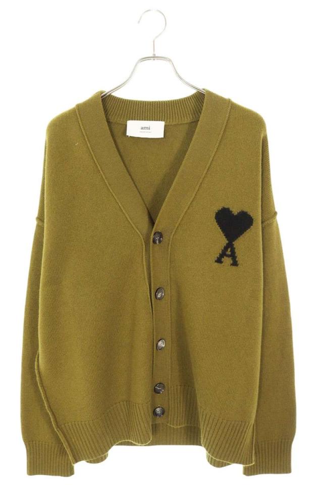 アミアレクサンドルマテュッシ サイズ:L  25AW  UKC367 ハートA刺繍カーディガン 新古品 SB01
