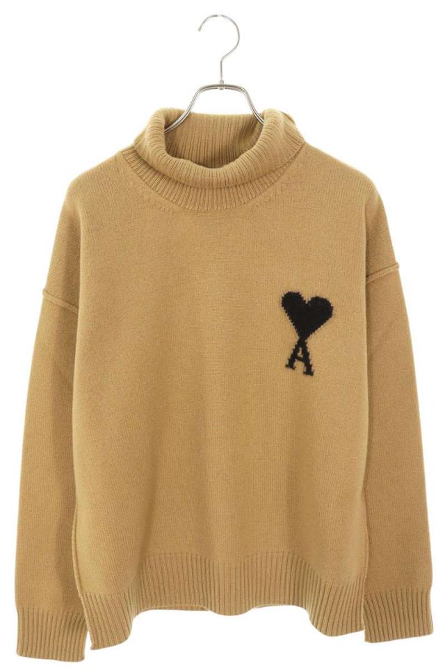 アミアレクサンドルマテュッシ サイズ:M  25AW  UKS839 ハートA刺繍タートルネックニット 新古品 SB01