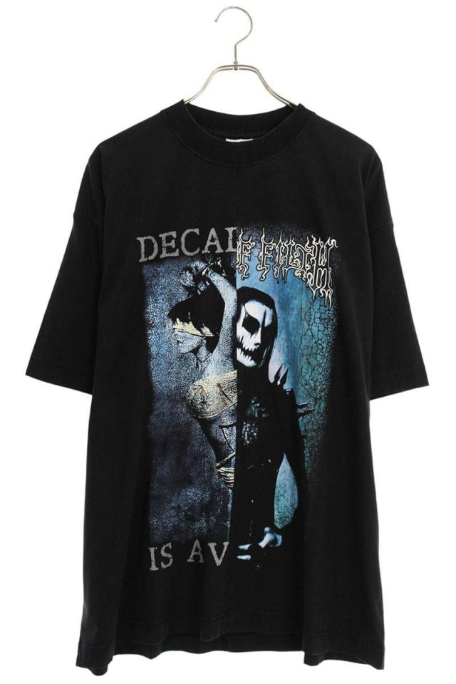 ヴェトモン サイズ:XS  25AW  UCF76TR950BB COF CUT-UPオーバーサイズTシャツ 新古品 SS13