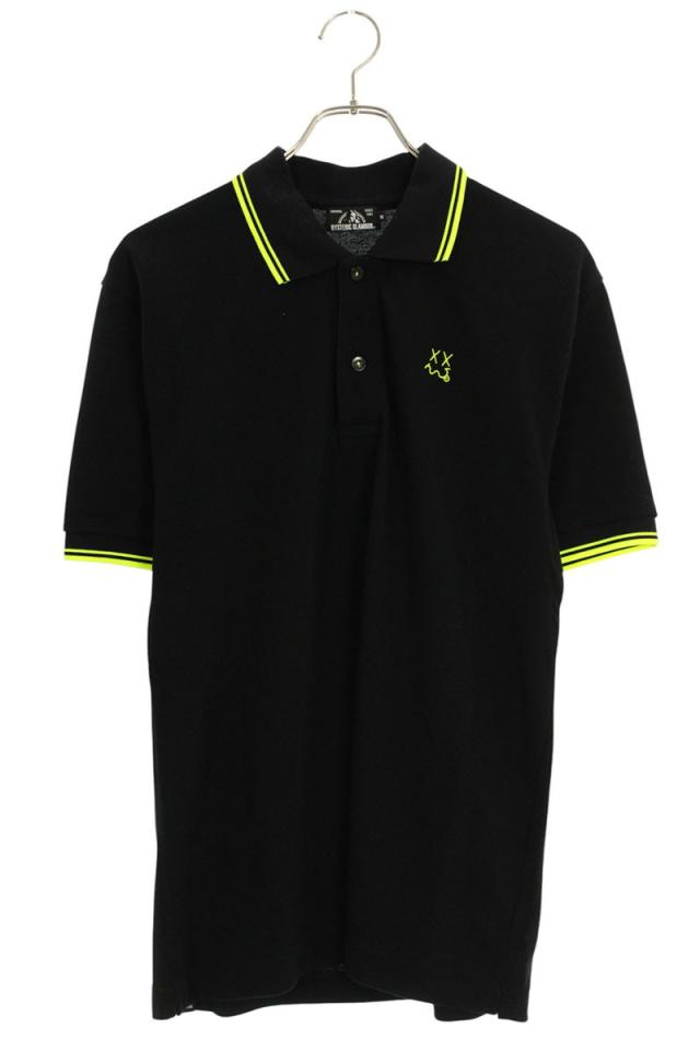 ヒステリックグラマー サイズ:M  02182CH02 刺繍デザイン半袖ポロシャツ 中古 BS99