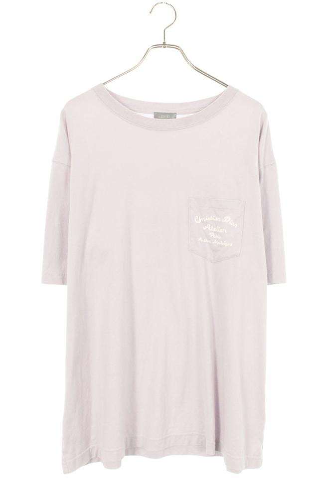 ディオール サイズ:XL  293J645A0677 アトリエ刺繍デザインTシャツ 中古 SB01