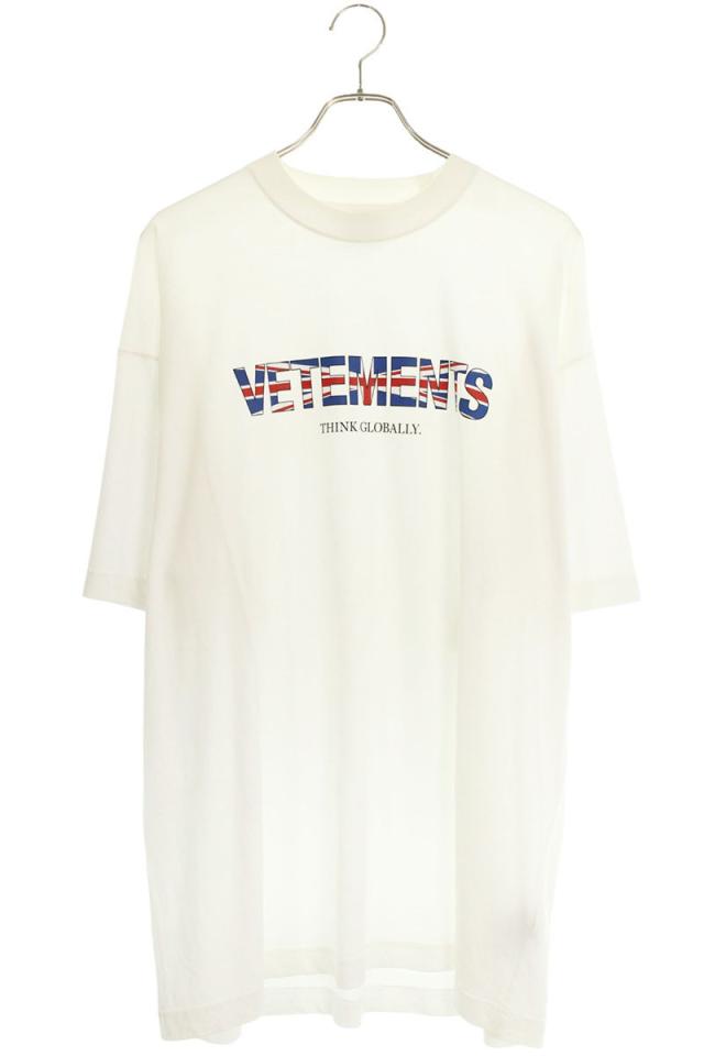 ヴェトモン サイズ:S  UA52TR2900U UKロゴプリントTシャツ 中古 SB01
