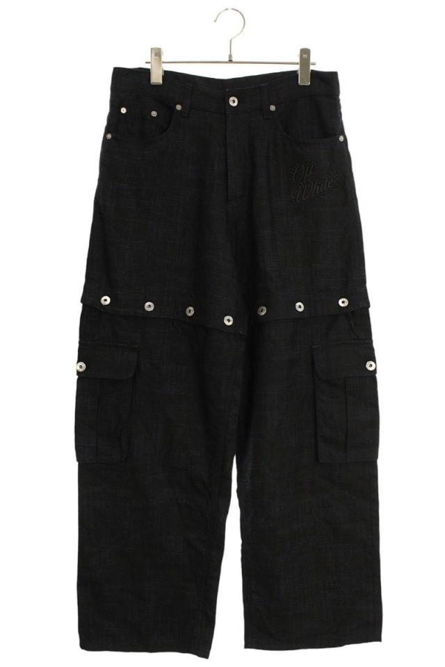 オフホワイト サイズ:30インチ  OMCE047S24FAB001 カーゴロングパンツ 中古 BS99