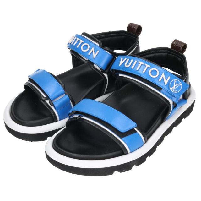 ルイヴィトン サイズ:38  プールピローライン ベルトストラップサンダル 中古 BS99