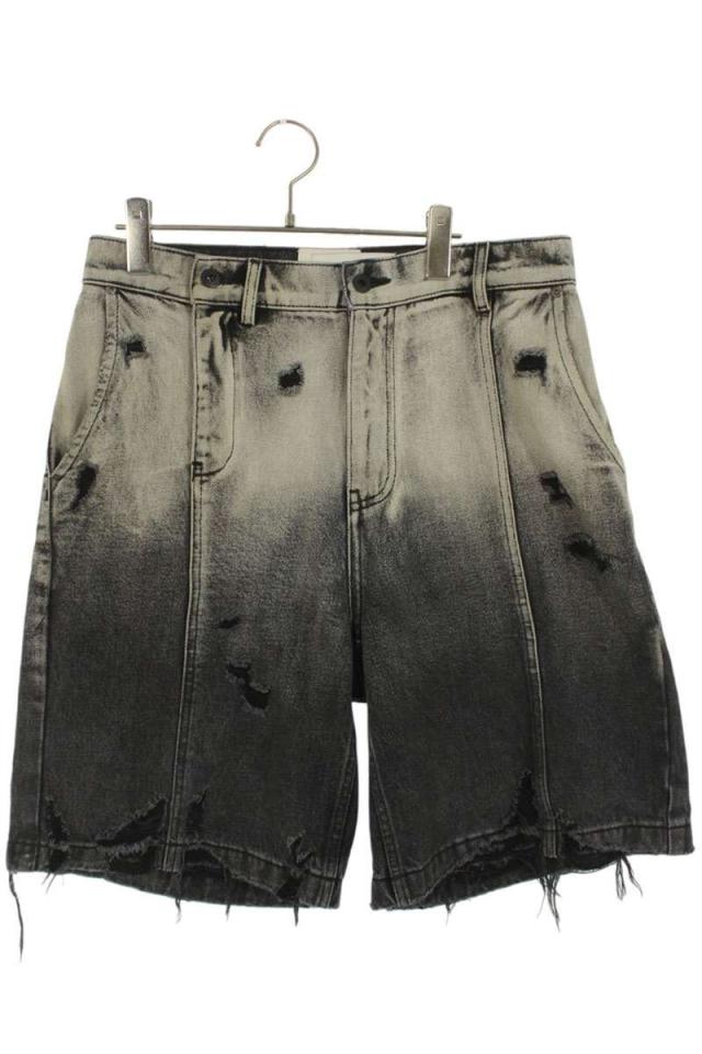 フェンチェンワン サイズ:M（JVP）  FUS19ST05 ダメージ加工デニムハーフパンツ 中古 BS99
