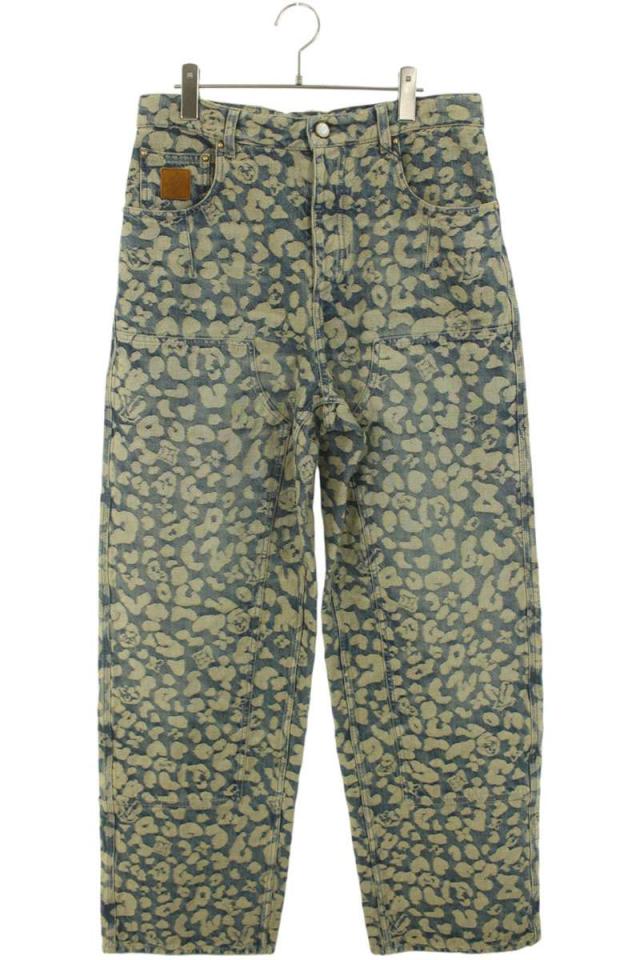 ルイヴィトン サイズ:30インチ  RM252M XOT HTD62W ジャガードワークウェアデニムパンツ 中古 SB01