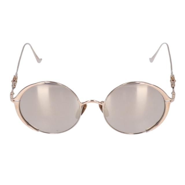 クロムハーツ サイズ:53□19-135  ORALIE フローラルテンプルラウンドフレームサングラス 中古 OK15