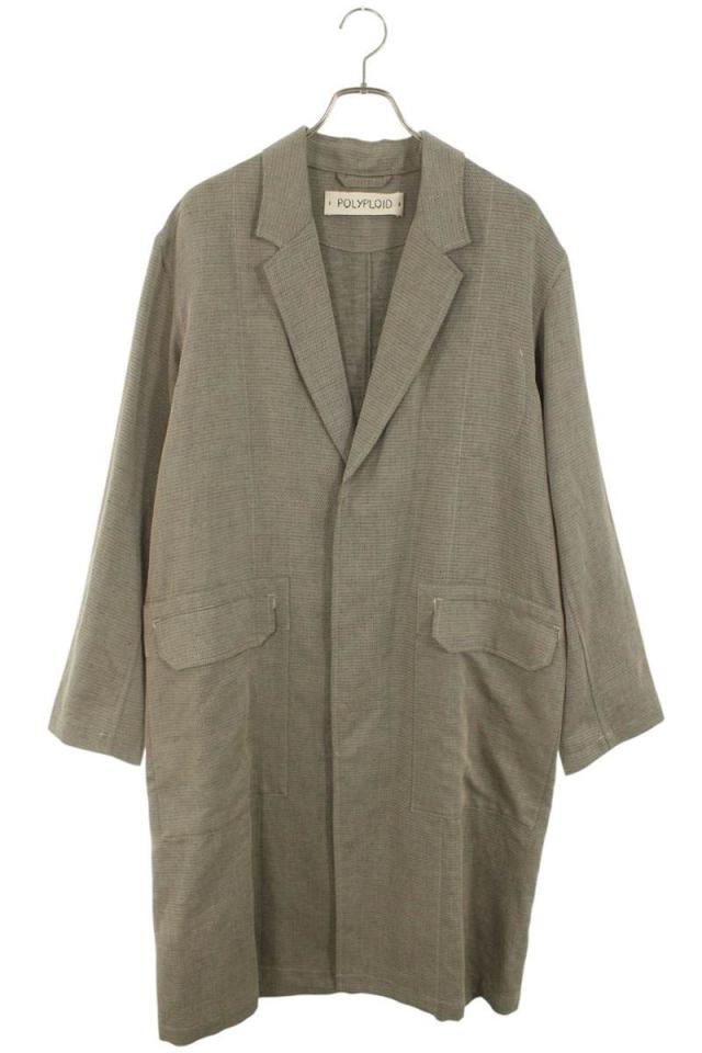 ポリプロイド サイズ:2  02-B-08 コットンリネンショップコート 中古 BS99