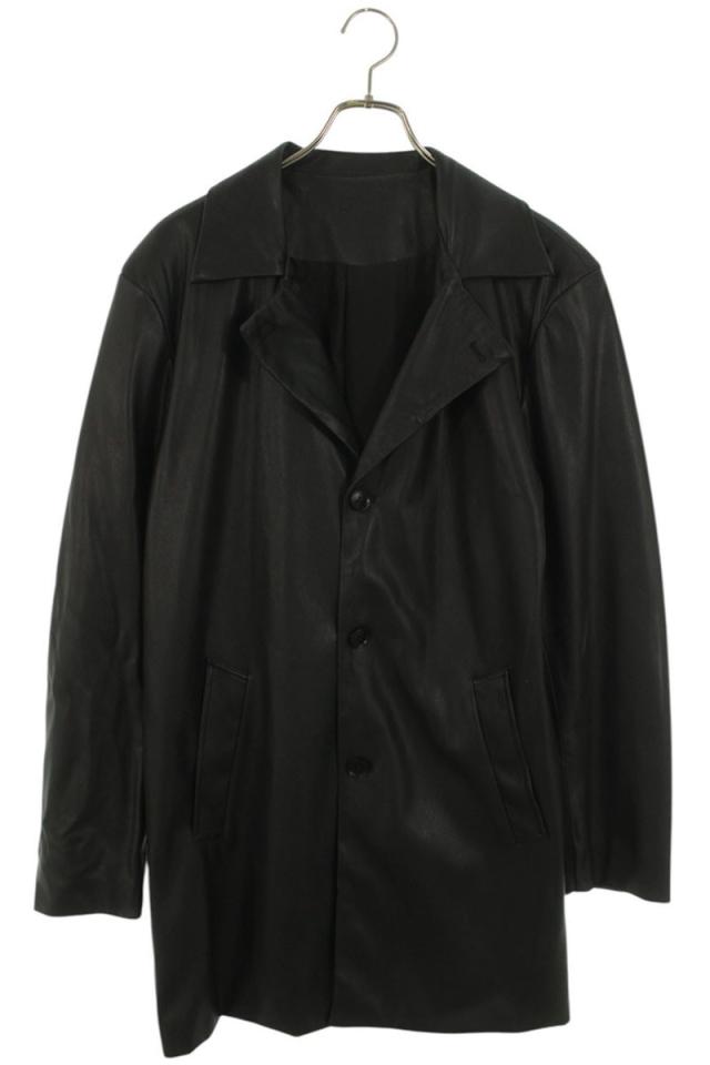 パネロ サイズ:L フェイクレザーロングコート 中古 BS99