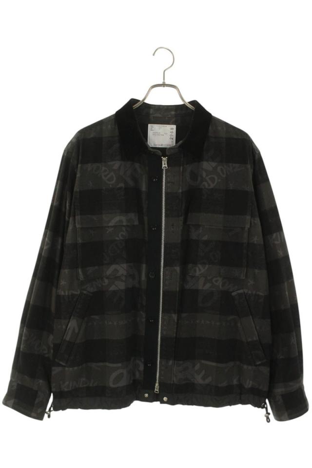 サカイ サイズ:3  23SS  23-02968M エリックヘイズバッファローチェック長袖シャツ 中古 BS99