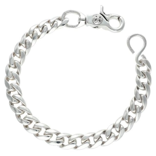 クロムハーツ サイズ:ショート  CLASSIC SHORT-S 1クリップショートクラシック シルバーウォレットチェーン 中古 GZ11