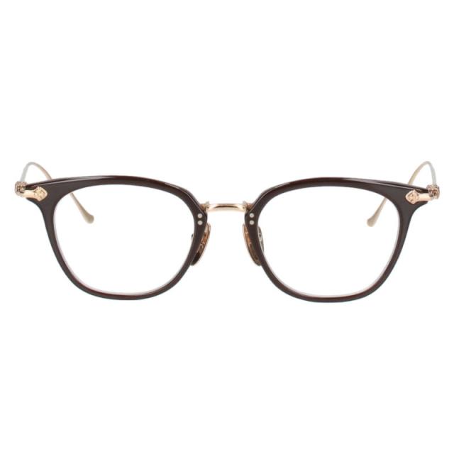 クロムハーツ サイズ:55□21-145  SHAGASS  サイドクロステンプルウェリントン眼鏡 中古 SS07