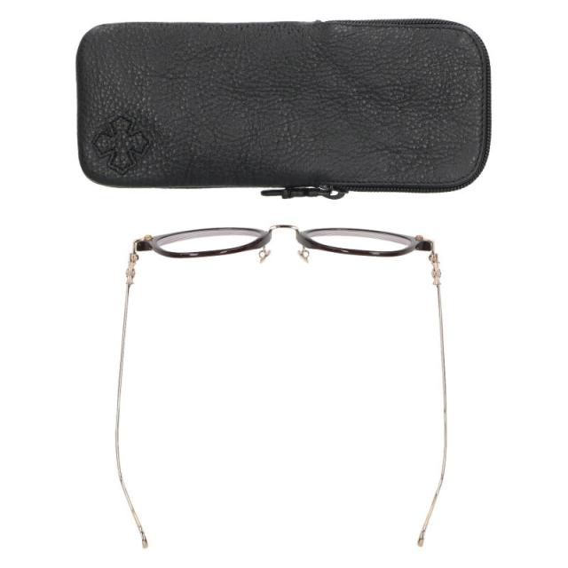 クロムハーツ サイズ:55□21-145  SHAGASS  サイドクロステンプルウェリントン眼鏡 中古 SS07 クロムハーツ サイズ:55□21-145 SHAGASS サイドクロステンプル