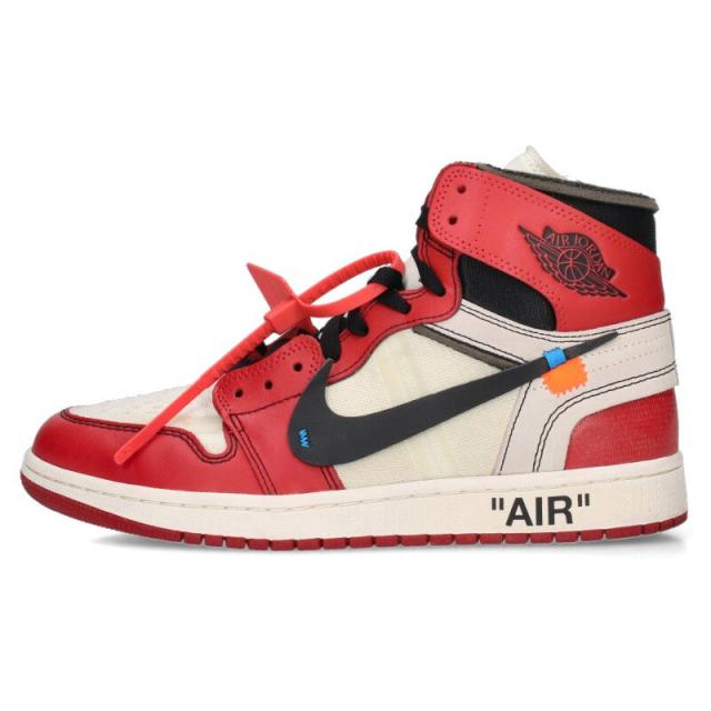 ナイキ オフホワイト サイズ:27cm  AIR JORDAN 1 AA3834-101 エアジョーダン1スニーカー 中古 SB01
