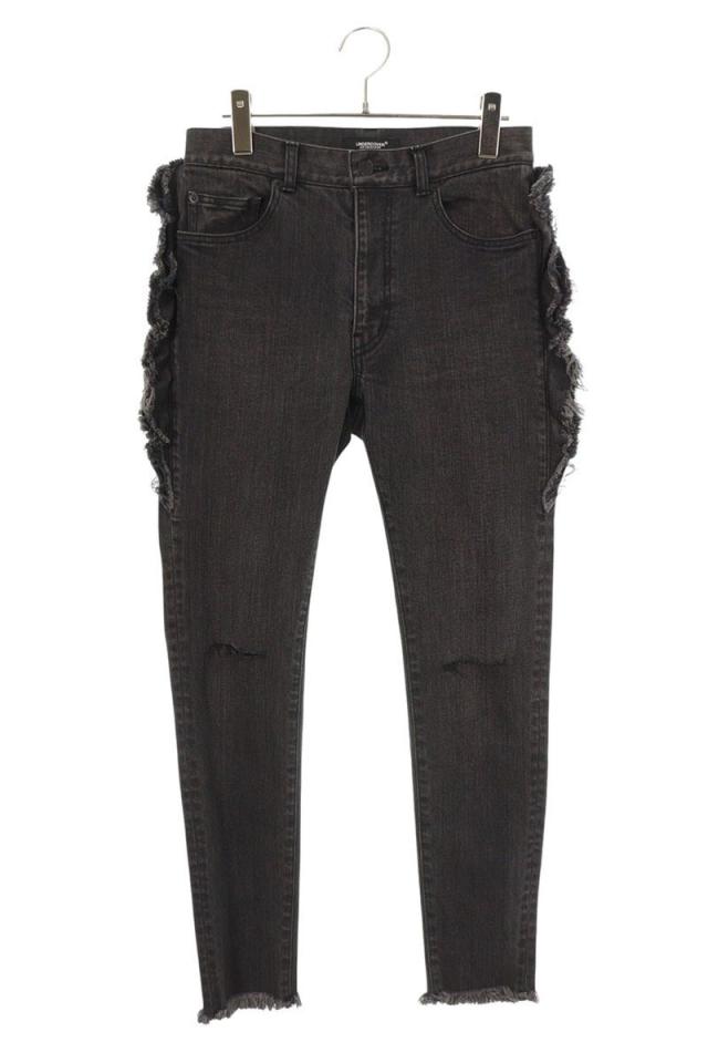 アンダーカバー サイズ:1  UC1B8502 サイドフリンジデニムパンツ 中古 BS99