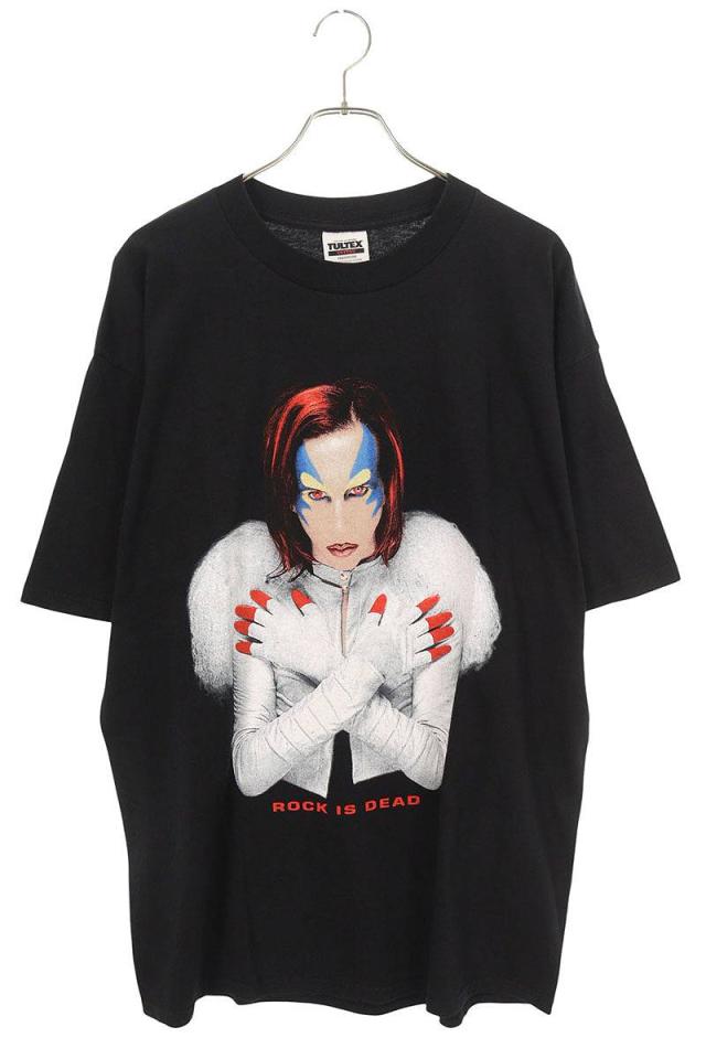 ヴィンテージ サイズ:XL  Marilyn Manson ROCK IS DEADTシャツ 中古 SB01