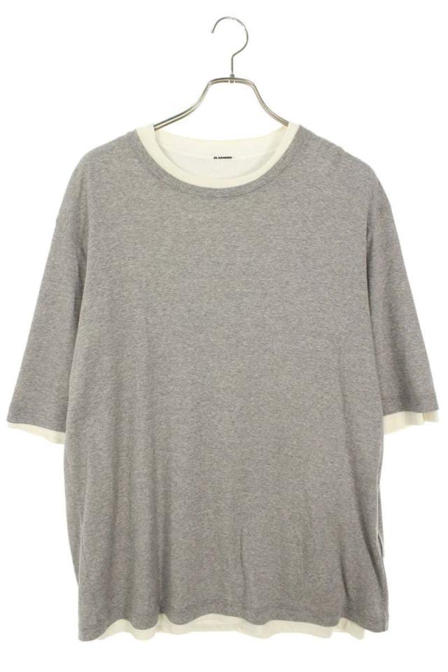 ジルサンダープラス サイズ:L 24SS J47FV0103 Kit T-Shirt 3レイヤードTシャツ 中古 BS55